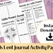 Lent Journal Kids Activity Page Printable 40 Days of Lent and Random ...