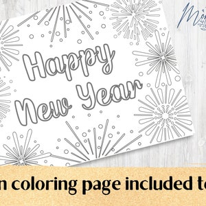New Year's Kids Activity Pages Printable | My Year in Review Kids ...