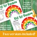 St. Patrick's Day Kids Roll the Rainbow Game Printable St. Patty's Day ...