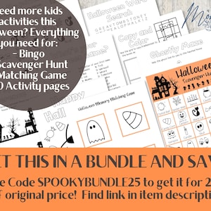Halloween Memory Matching Game Printable | Halloween Kids Concentration ...