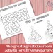 Christmas Coloring Activity Page Set Printable Christmas Dinner ...