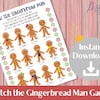 Gingerbread Man Treasure Hunt for Kids | Printable Clue Cards ...