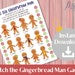Catch the Gingerbread Man Game Printable | Cookie Scavenger Hunt ...
