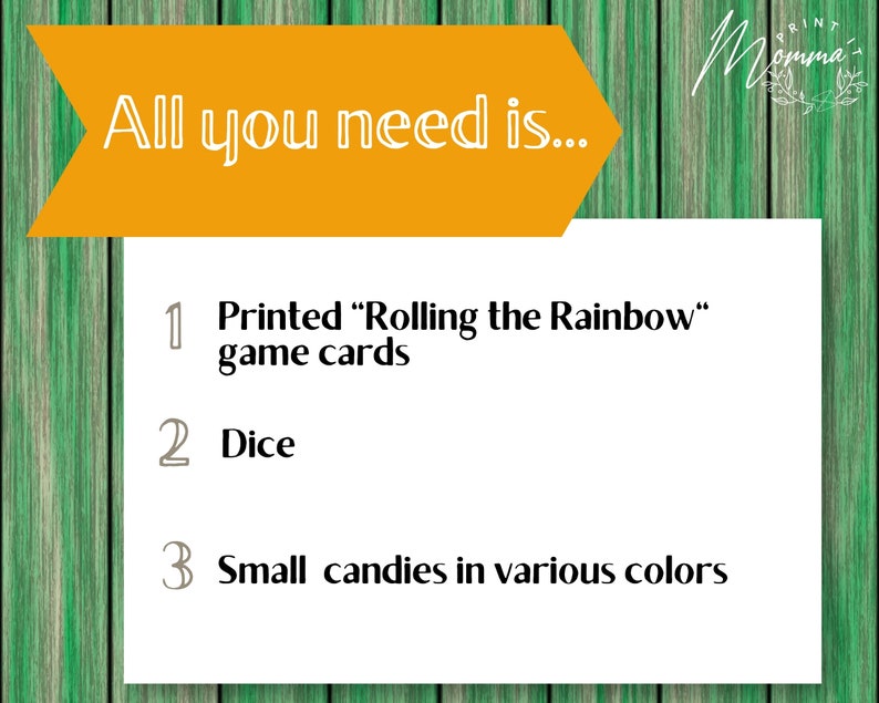 St. Patrick's Day Kids Roll the Rainbow Game Printable | St. Patty's ...