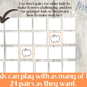 Halloween Memory Matching Game Printable | Halloween Kids Concentration ...