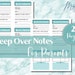 Sleepover Notes for Parents Printable Slumber Party Information Pages ...