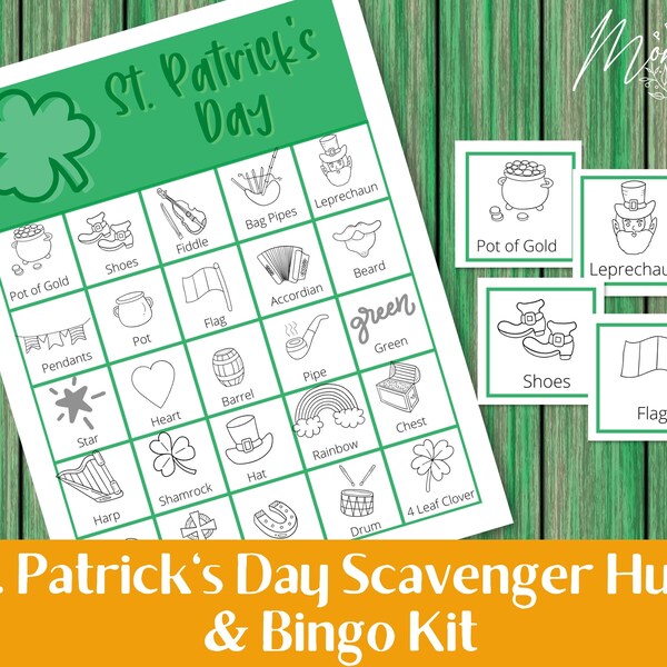 St Patricks Day Scavenger Hunt - Etsy