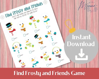 Find Santa's Missing Reindeer Game Printable Reindeer Scavenger Hunt ...