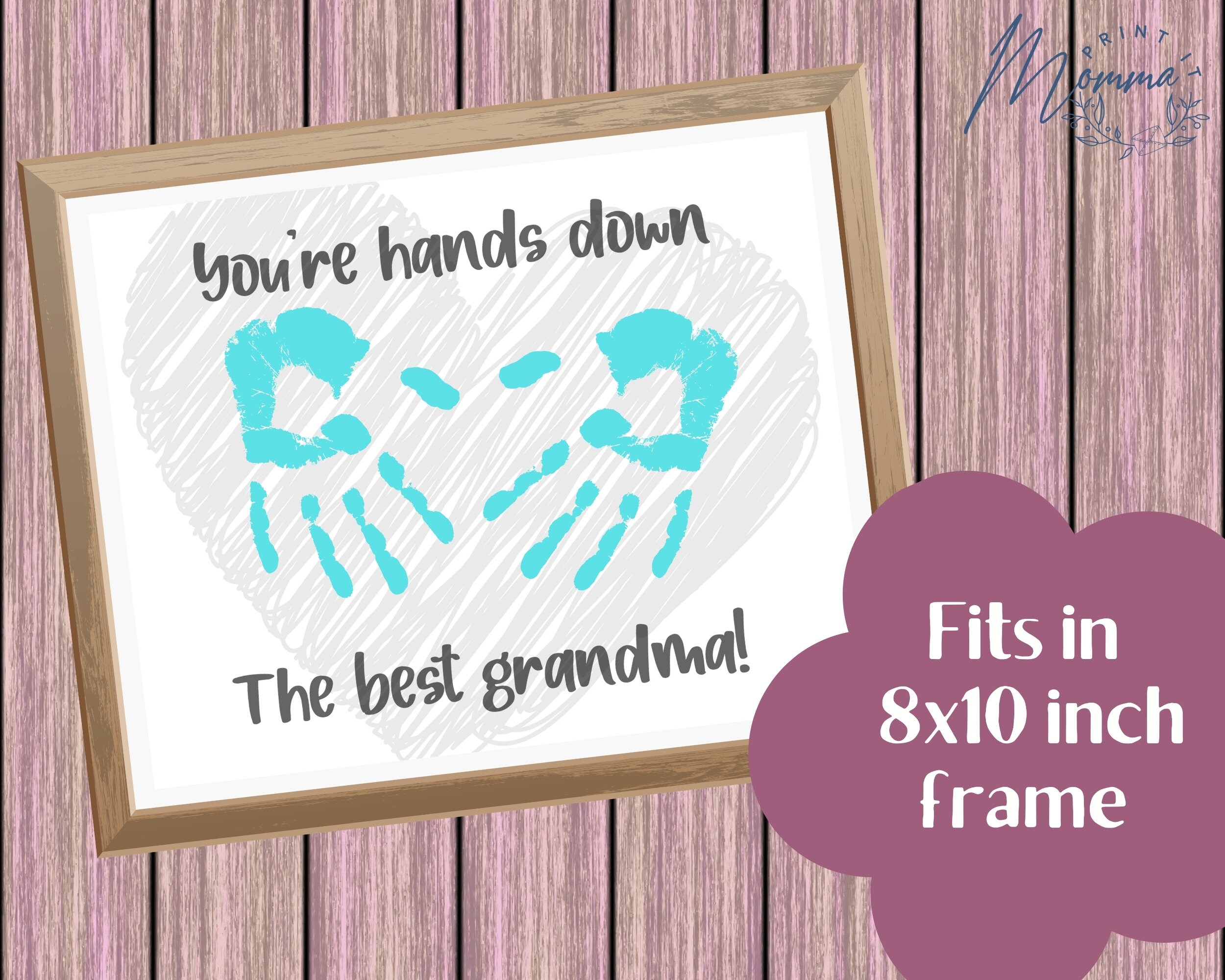 Mother's Day Gift for Grandma From Kids Printable - Etsy