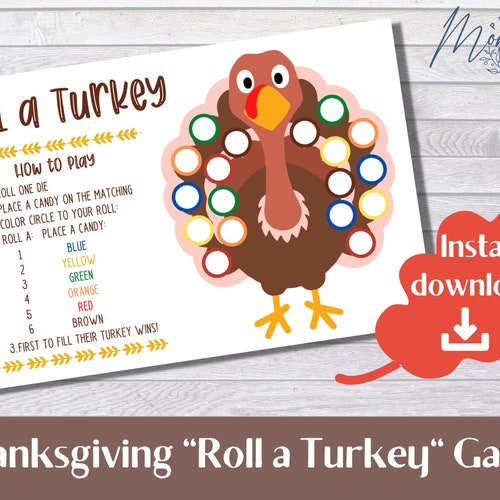 Christmas Kids Table Game Printable: Roll A Tree | Etsy