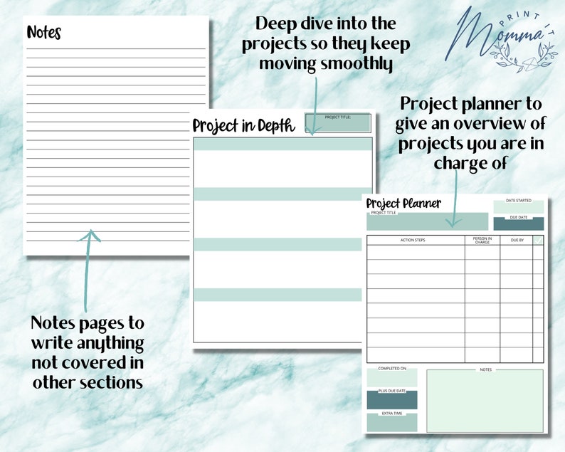 Maternity Leave Planner Printable | Fillable Work Maternity Leave Plan ...