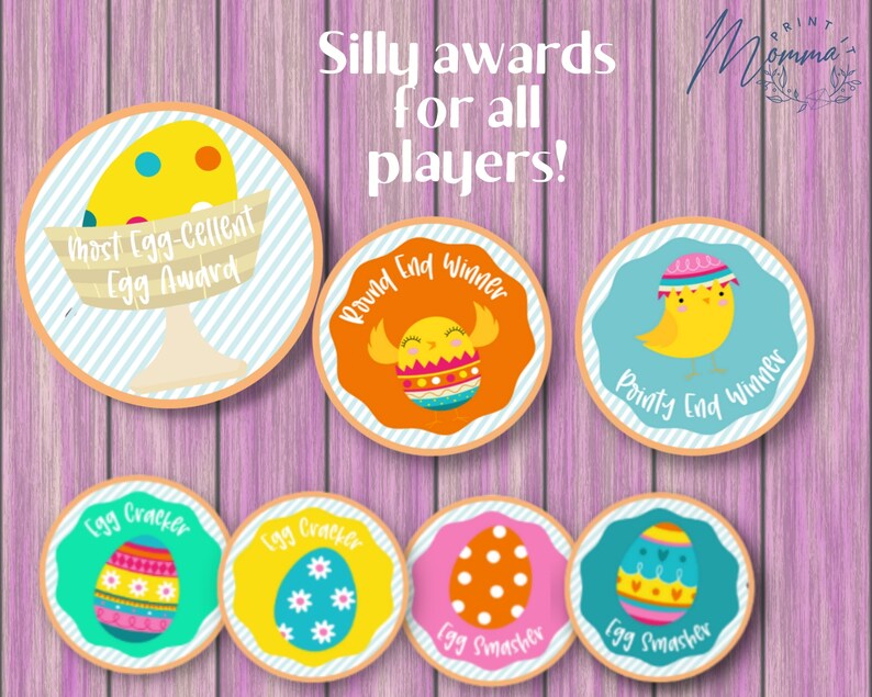 Easter Egg Tapping Tournament Kit Printable Easter Family Egg Activity ...