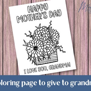 Mother's Day Grandma Activity Pages Printable | Mother's Day Kids ...