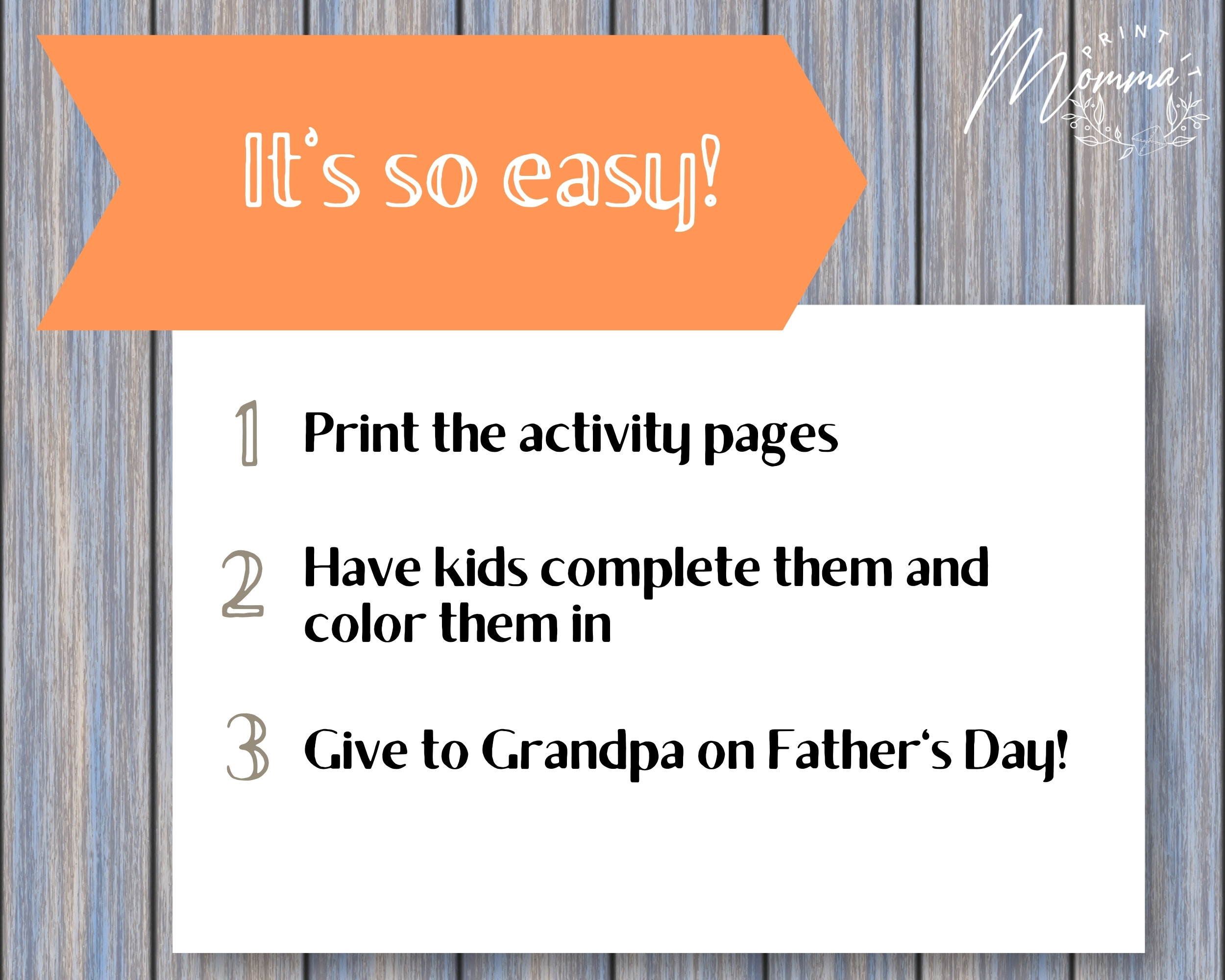 Father's Day Grandpa Activity Pages Printable | Father's Day Kids ...