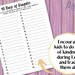 Lent Journal Kids Activity Page Printable 40 Days of Lent and Random ...