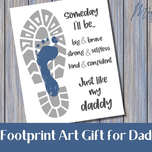 Father's Day Gift From Kids Printable Just Like My Daddy | Etsy