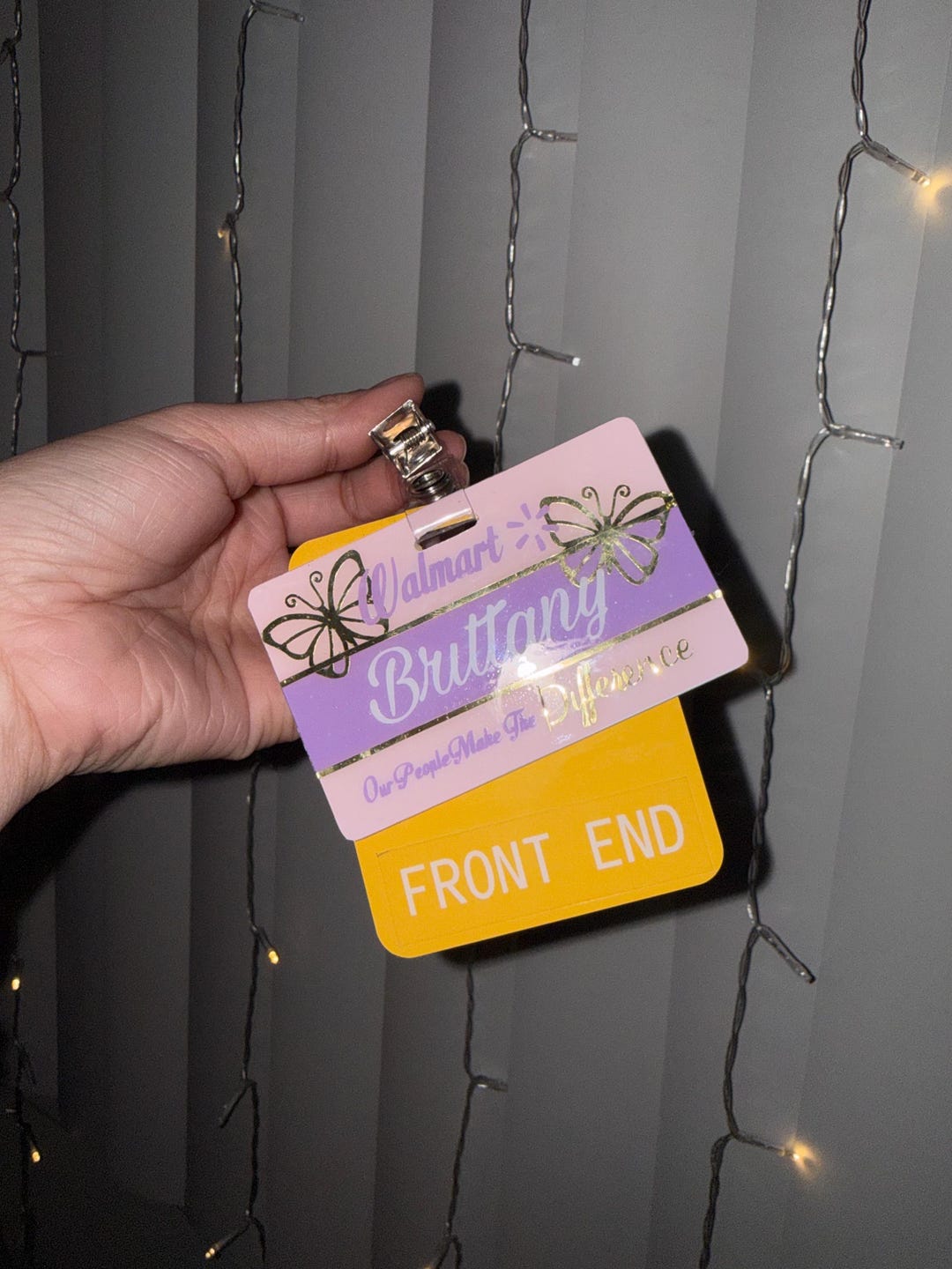 Custom Walmart Name Badge - Etsy