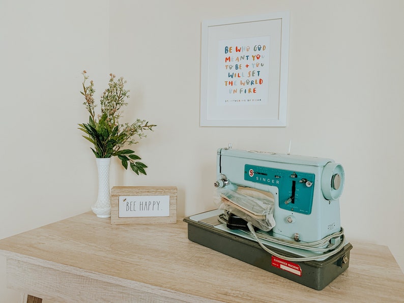 Singer Model 347 Vintage Sewing Machine - Etsy