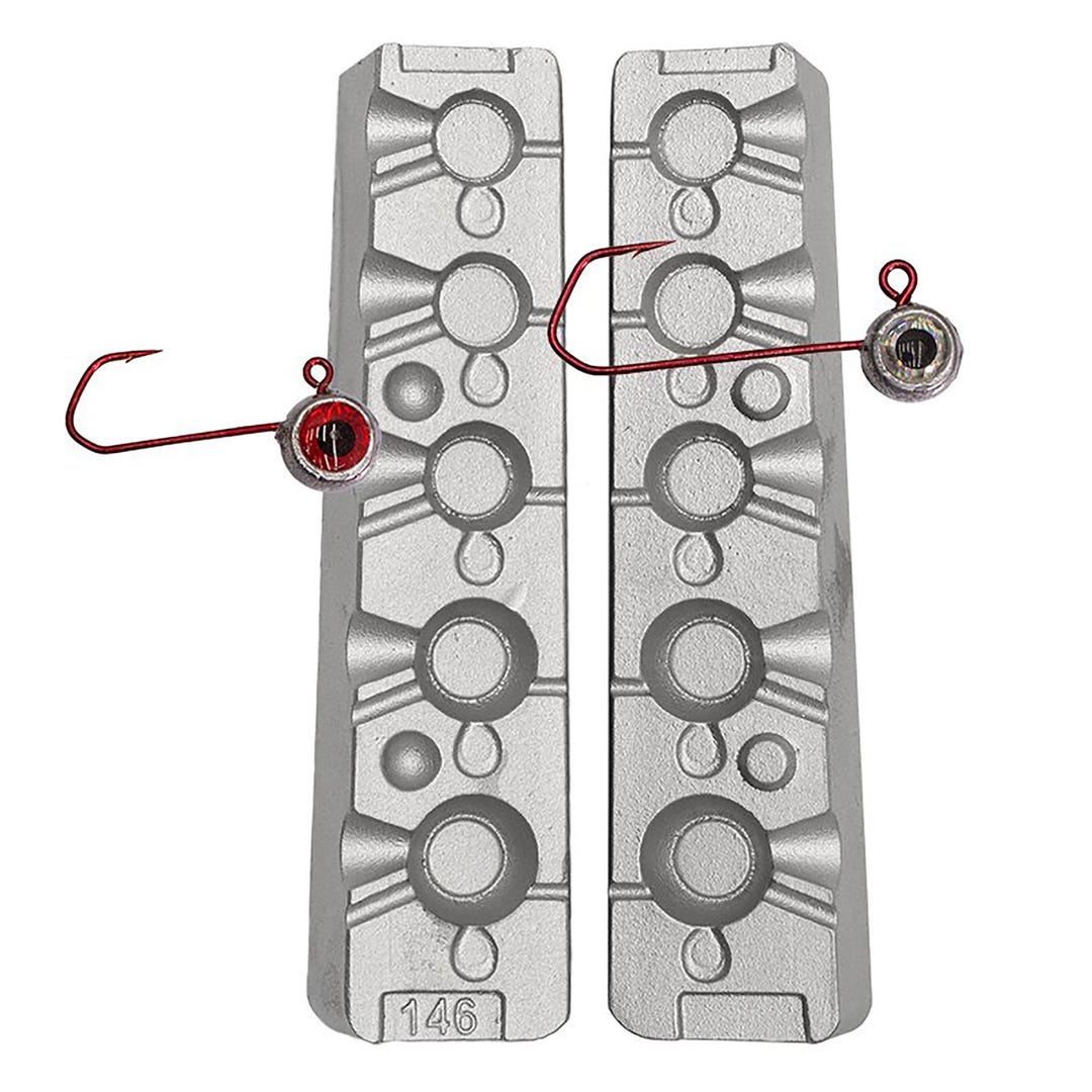 Round Jig Head Mold: 4-5-8-12-15g Fishing Jigs, Aluminum - Etsy