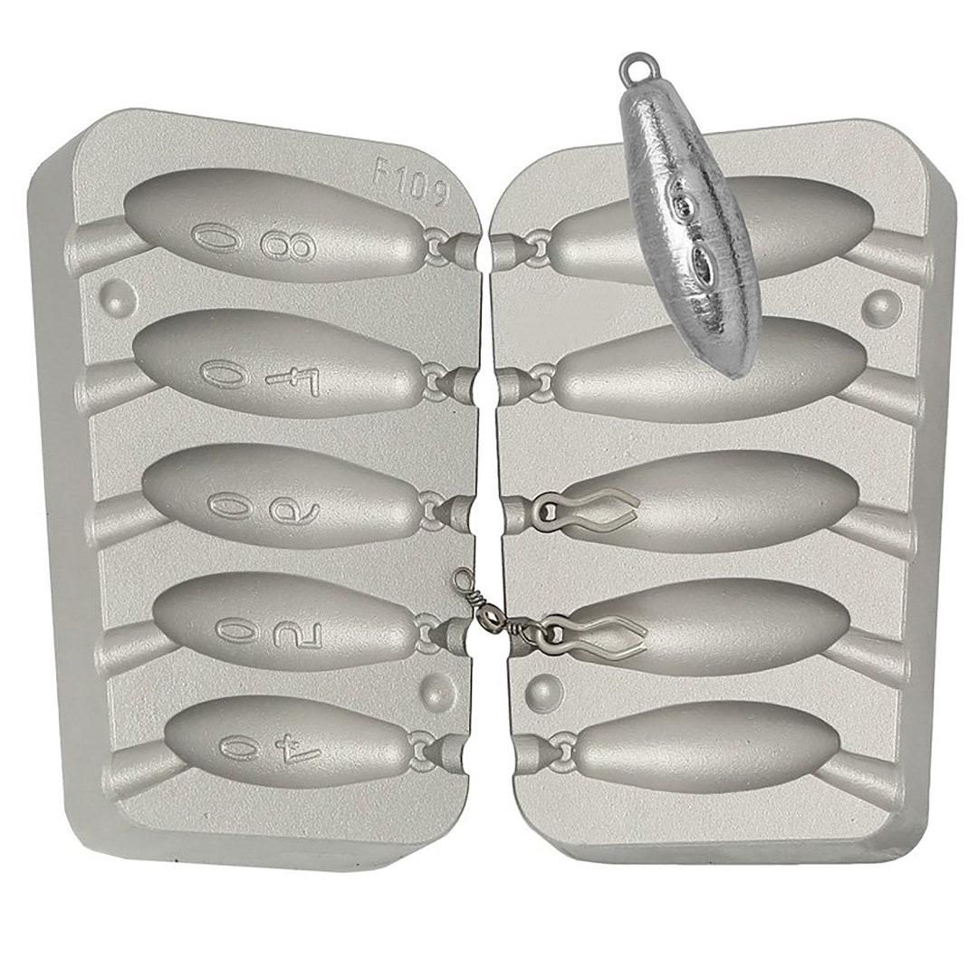 Torpedo Lead Mould 40-50-60-70-80g /fishing Lead Sinker Mould/sea,carp ...