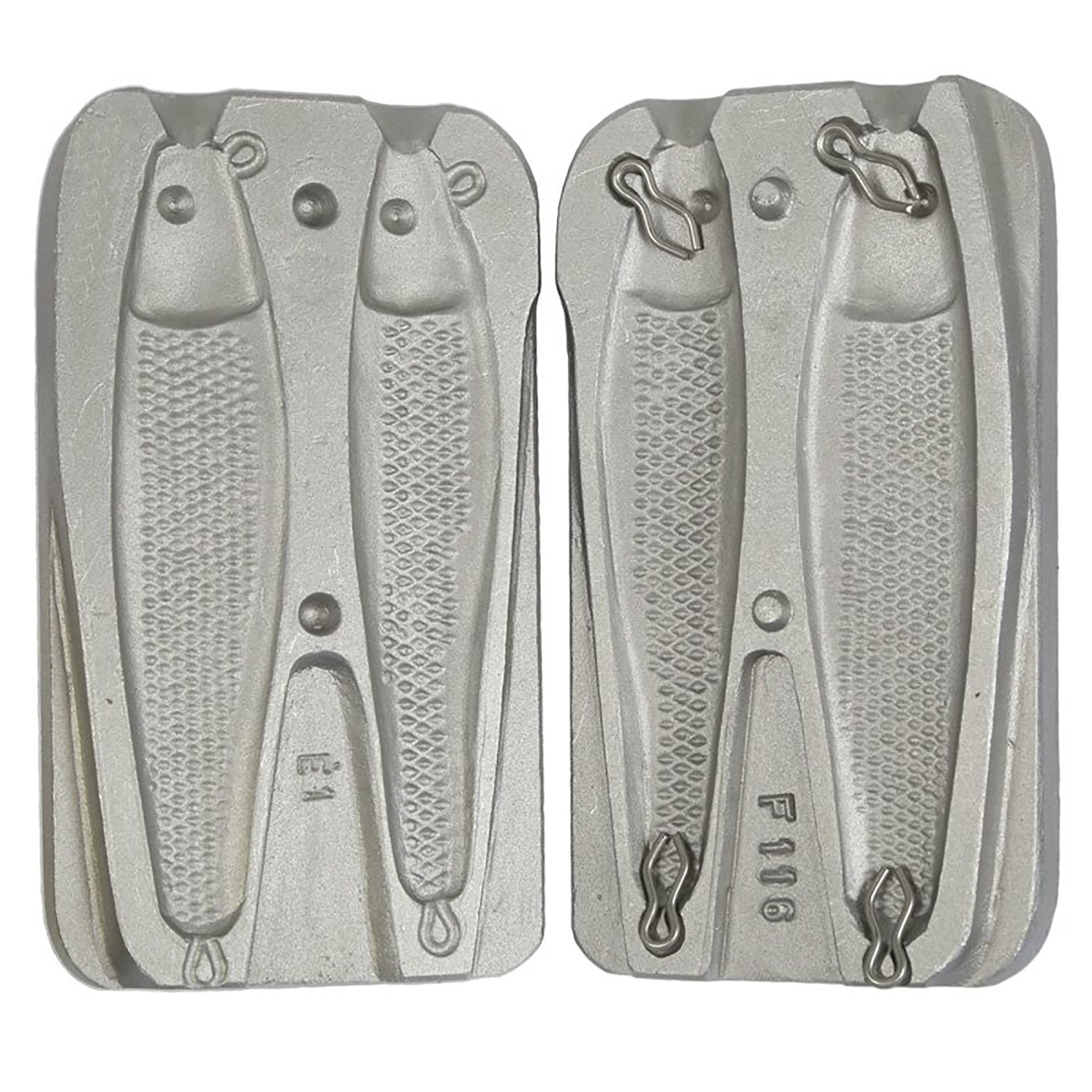 Herring Pirk Fishing Lead Mold 120-150g Pirk Lure - Etsy