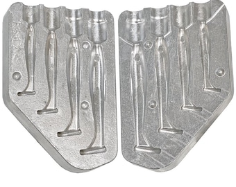 Swim Paddle Aluminium Mould 95mm / Silicone Soft Lure Fishing Mould - Etsy