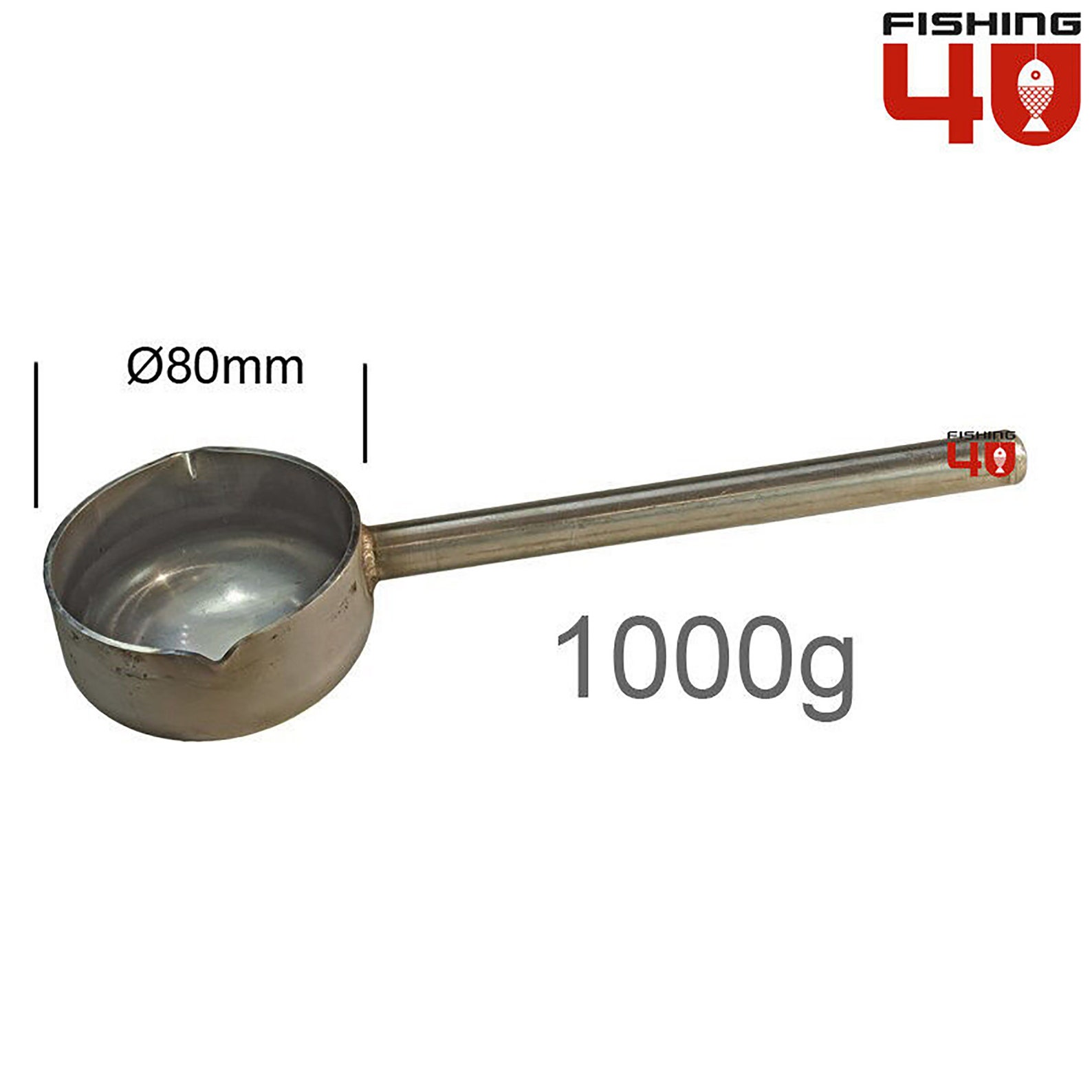 Lead Ladle Fishing Weight Making Stainless Steel 1000g/35.27 Oz Fishing ...