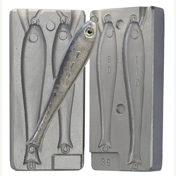 Lead Fishing Lure Molds - Etsy