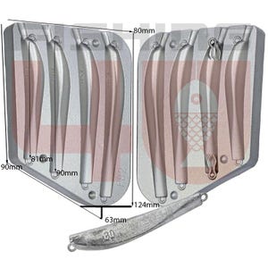 Banana Jigging Pirk Mold 80-100-120-150g - Etsy