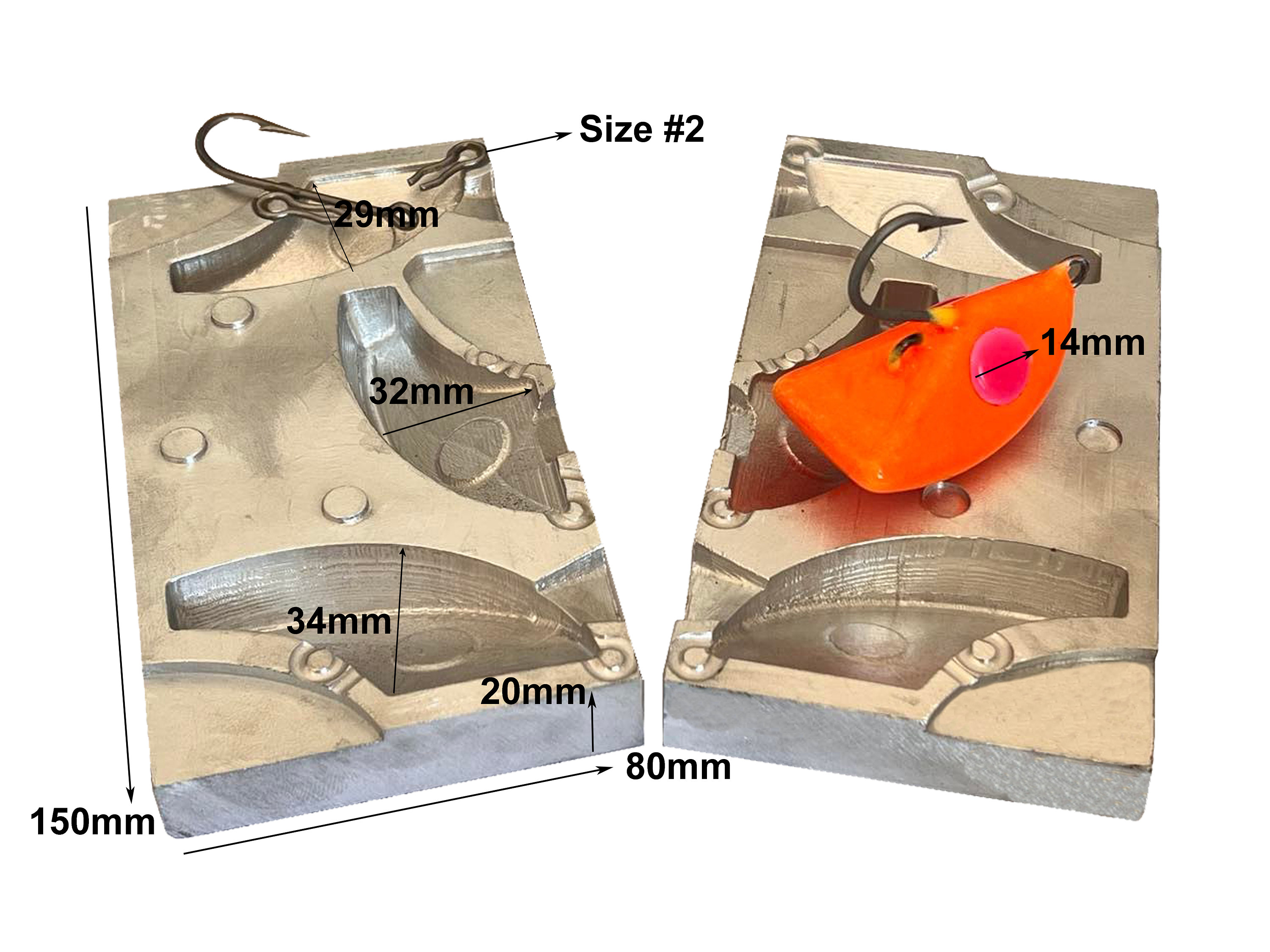 Tenya Fishing Mould 240-270-320g Boat Fishing - Etsy