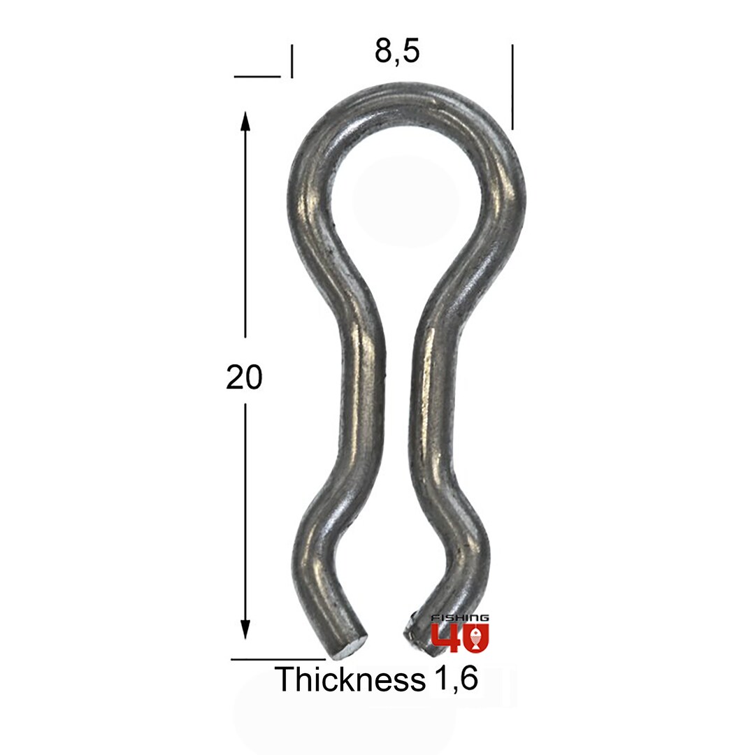 Stainless Steel Sinker Eyes - Size 2, 100pcs Fishing Lead Loops - Etsy UK