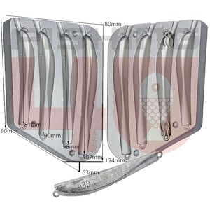 Banana Jigging Pirk Mold 80-100-120-150g - Etsy