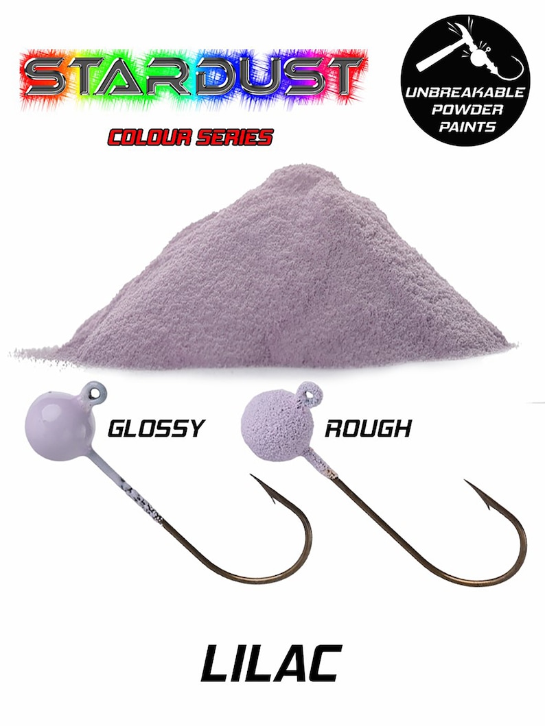 Stardust Plastic Coating Powder for Fishing Weights Color: Lilac - Etsy