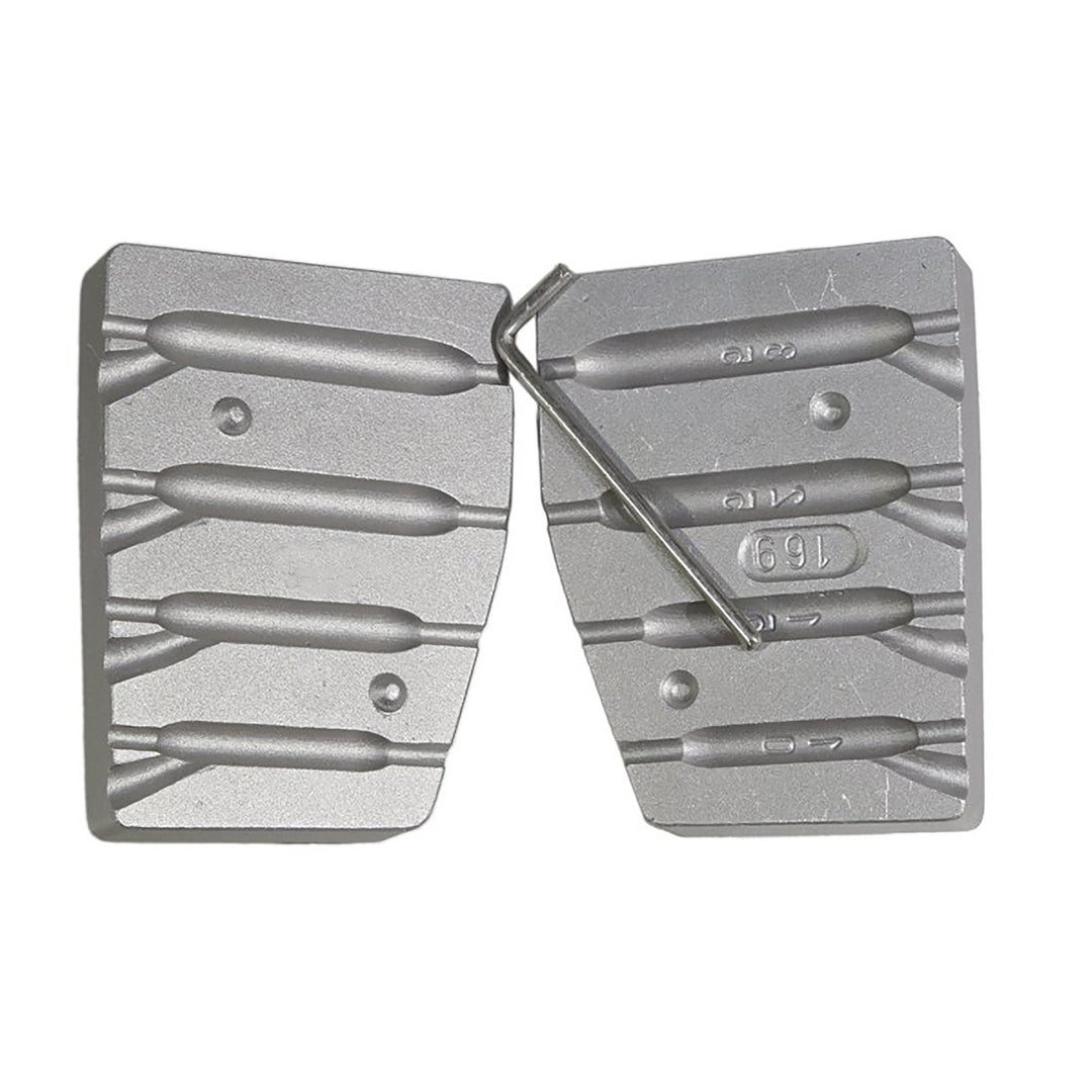 Drop Shot Pencil Inline Mold 10-15-25-35g Aluminum Mold Weights ...