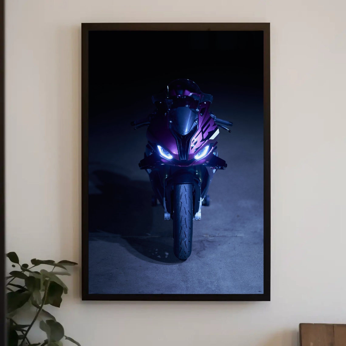 BMW S1000RR Motorcycle Poster - Etsy