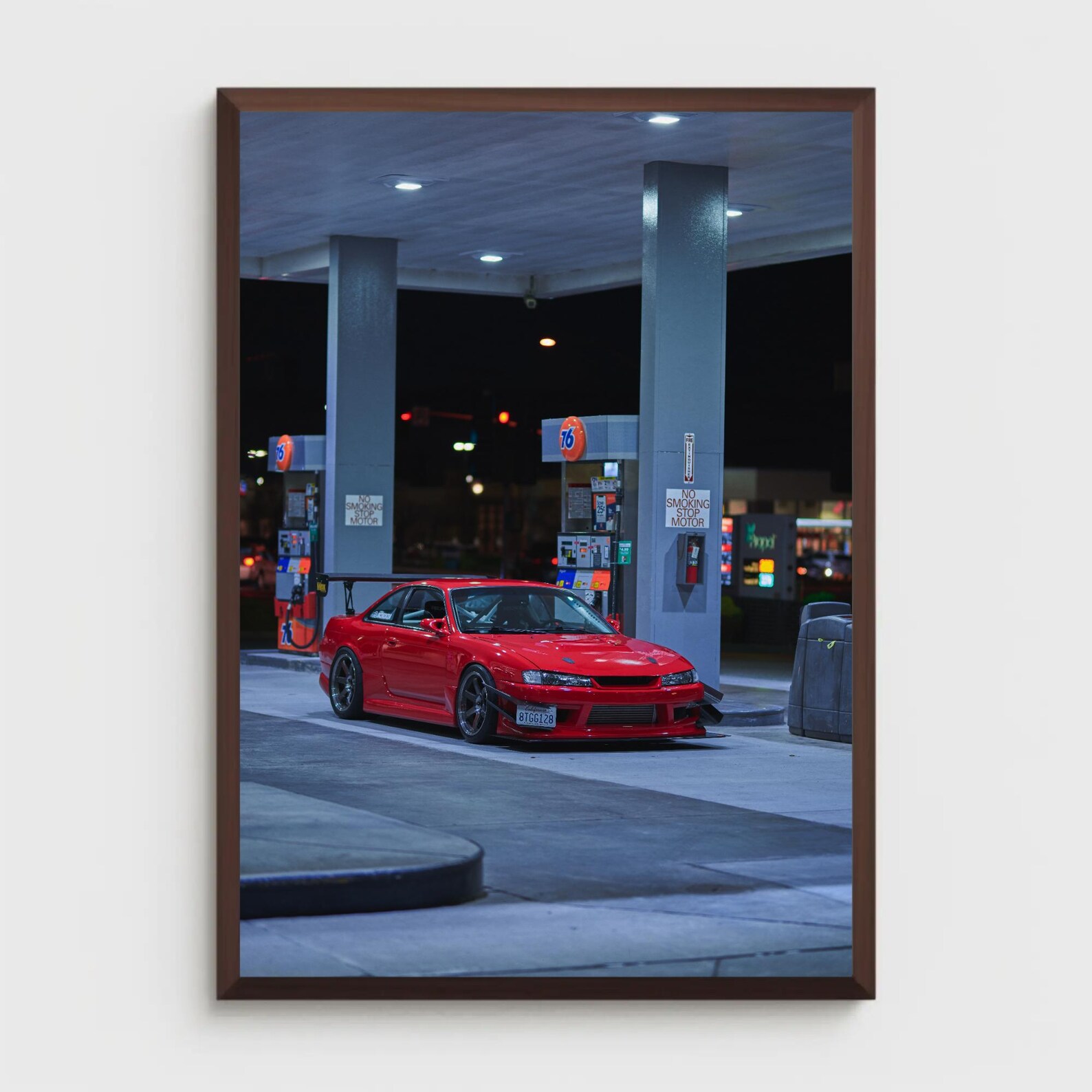 Nissan 240sx S14 Kouki Automotive Car Poster #018 - 8k+ Ultra ...