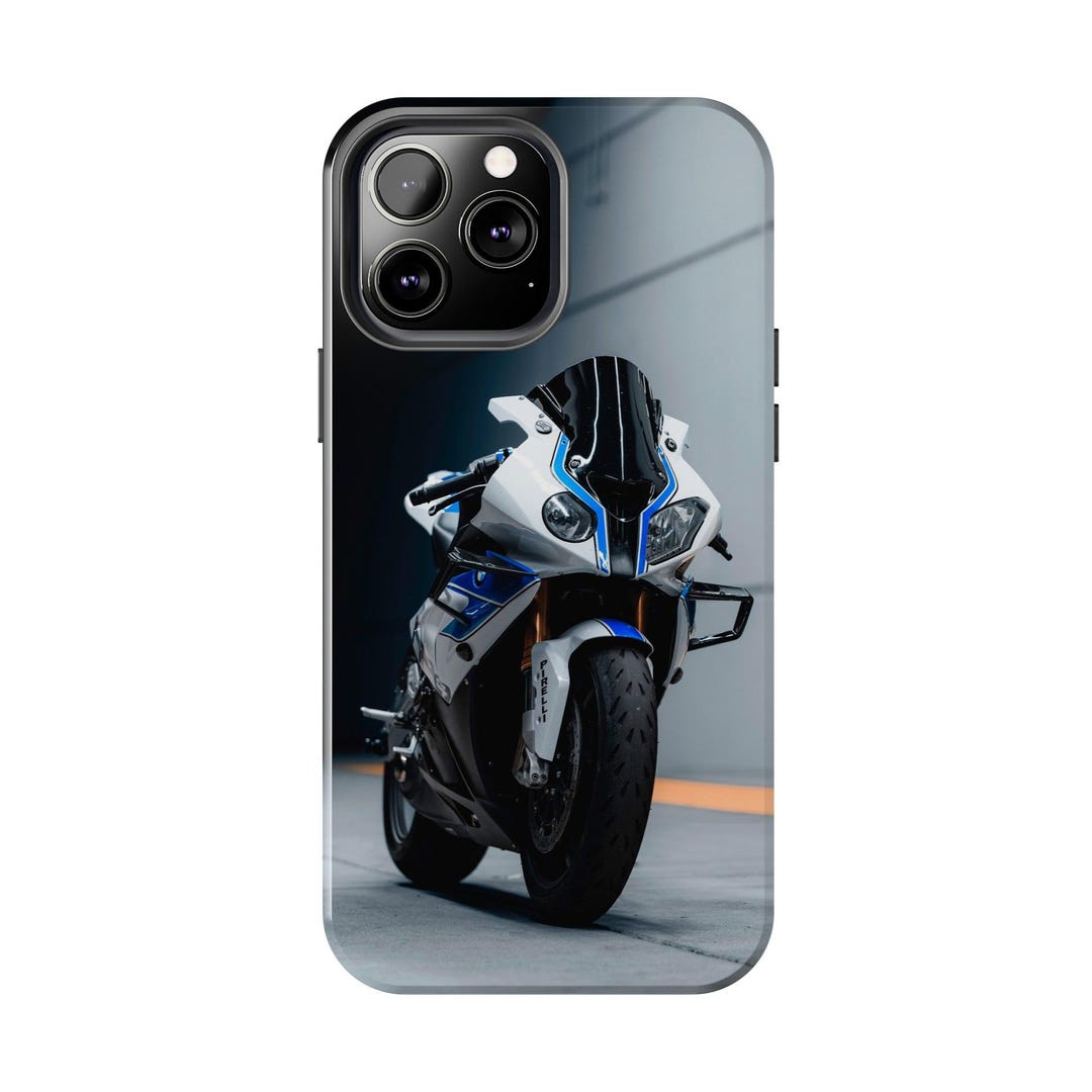 BMW S1000RR HP4 Motorcycle iPhone Case and Galaxy Phone Case - Durable ...