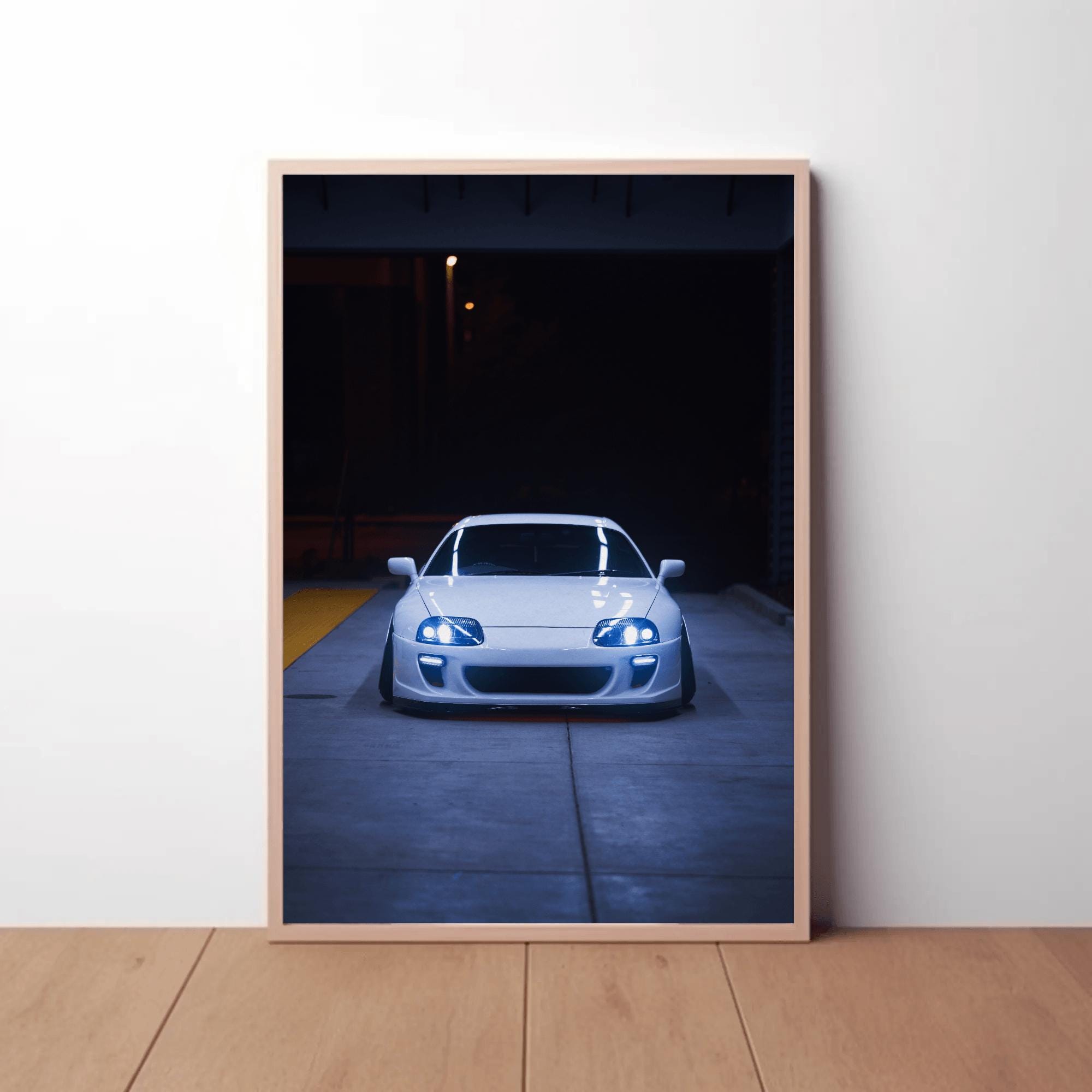 Toyota Supra MK4 Automotive Car Poster #007 - High Resolution Wall Art ...