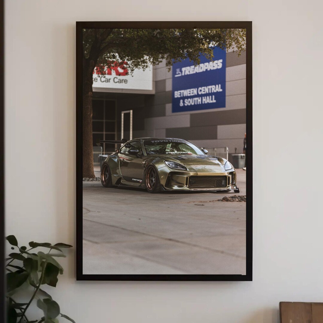 Subaru BRZ Automotive Car Poster #001 - 8k+ Ultra Resolution Wall Art ...