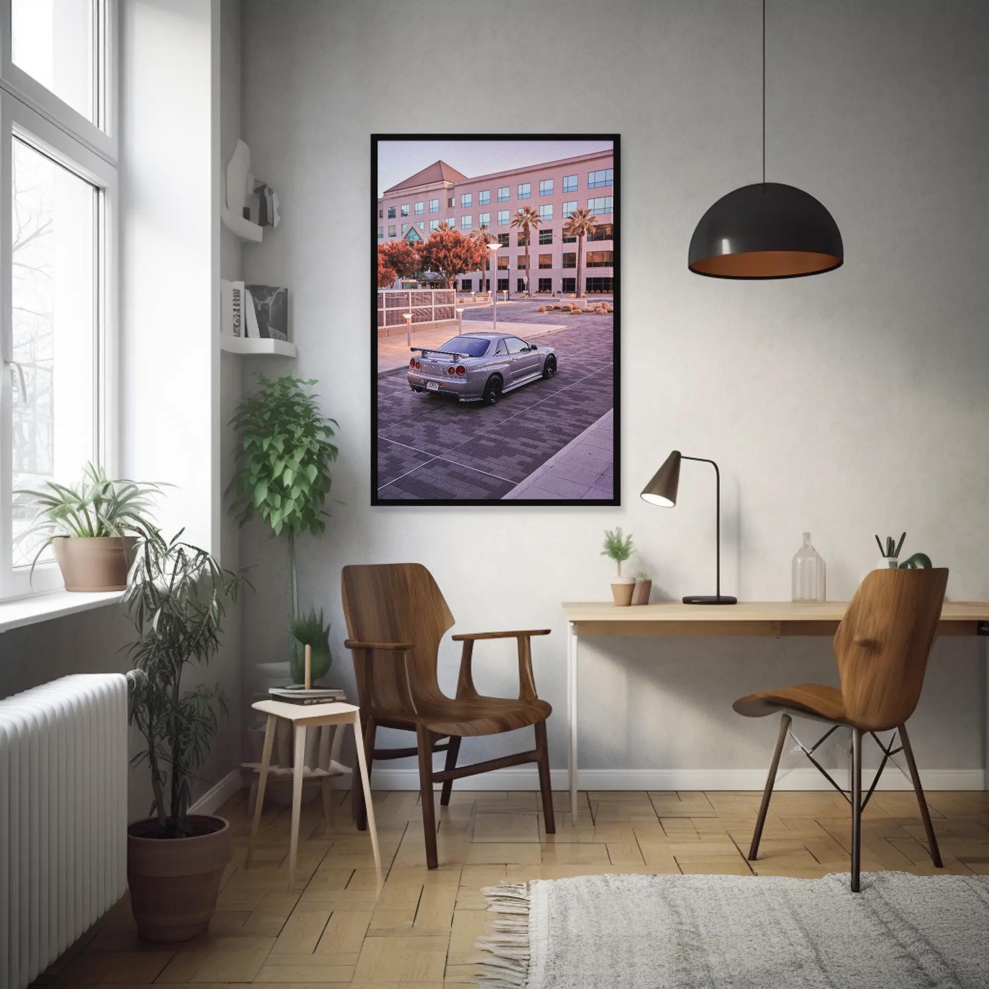 Nissan GTR R34 Skyline Automotive Car Poster #007 - 8k+ Ultra ...