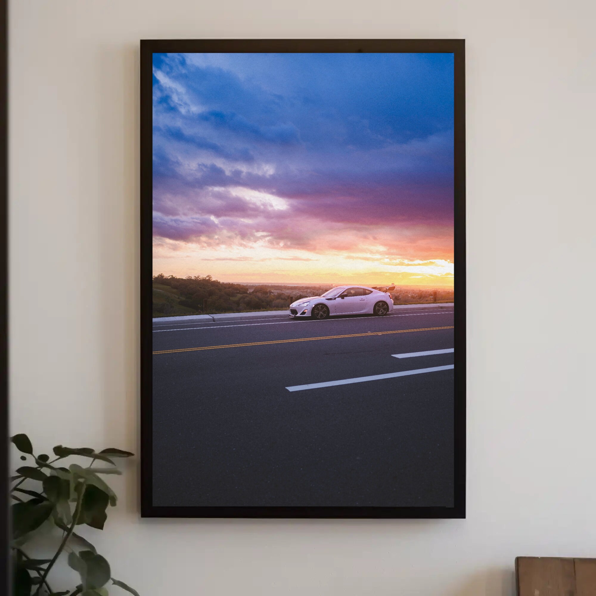 Scion FRS GR86 JDM Satin Poster High Resolution JDM Poster Sunset Jdm ...
