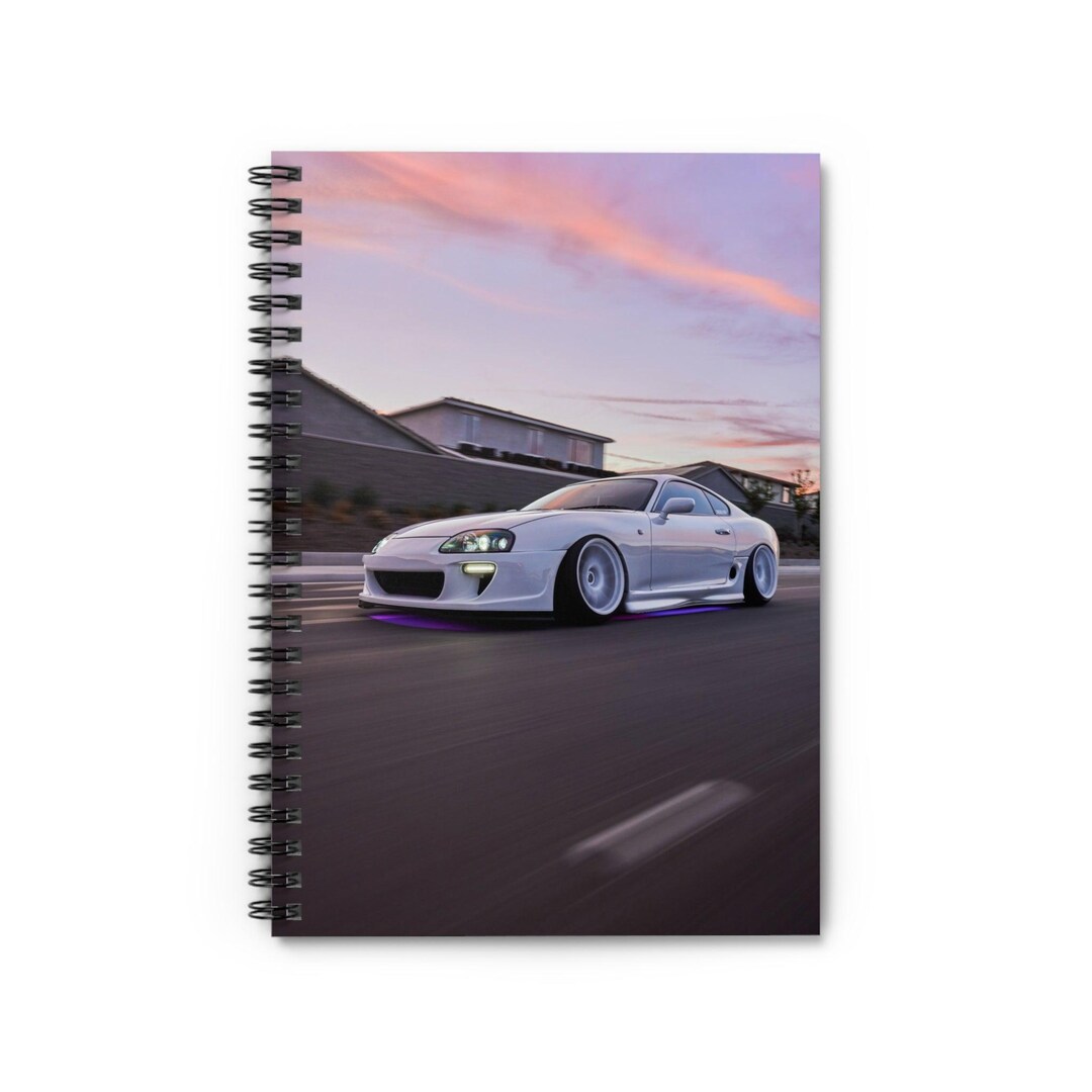 Toyota Supra Mk4 Automotive Spiral Notebook #016 - 6"x8" - Back to ...
