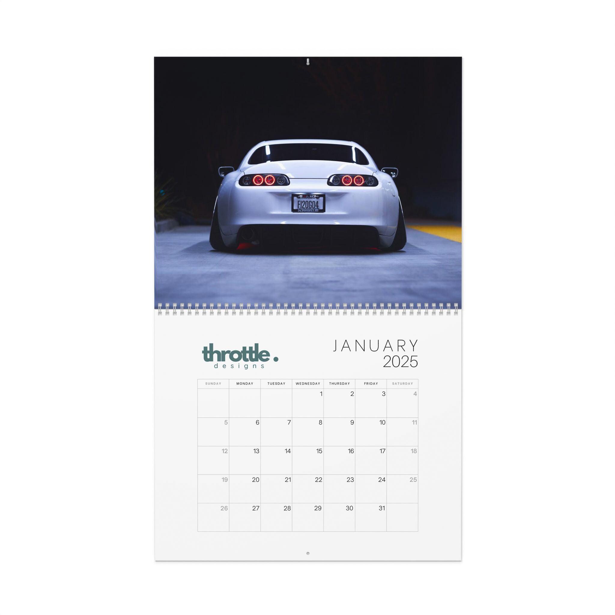 2025 JDM Automotive Car Calendar V3 - Ultra HD Resolution Images ...