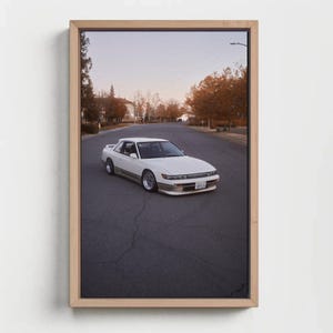 Nissan 240sx S13 Silvia Automotive Car Poster 007 8k Ultra Resolution ...