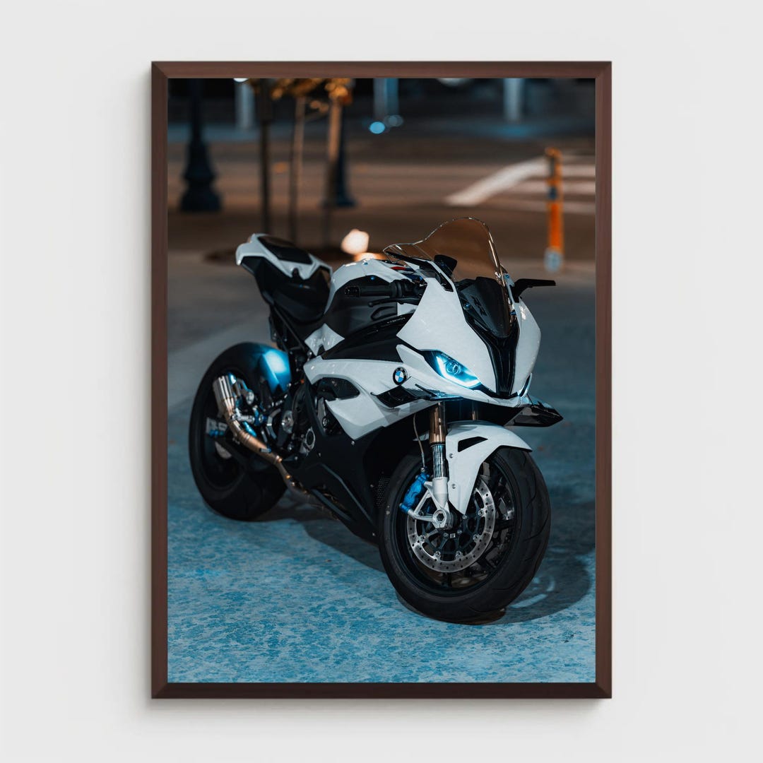 BMW S1000RR Motorcycle Poster #040 - 8k+ Ultra Resolution Wall Art ...