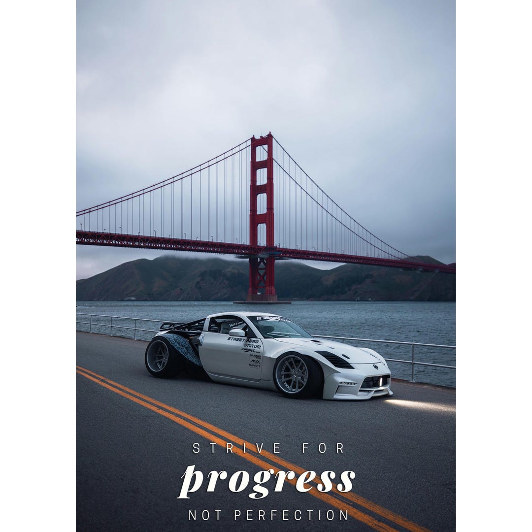 Motivational Poster Nissan 350z Inspiring Text #004 Decor - High ...