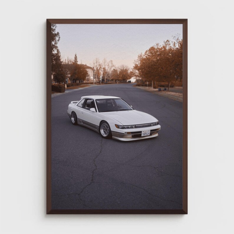 Nissan 240sx S13 Silvia Automotive Car Poster #007 - 8k+ Ultra ...