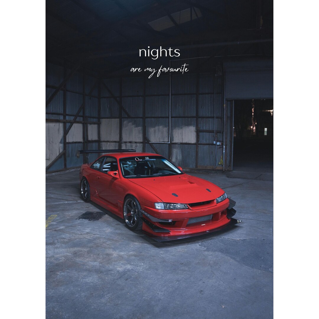 Motivational Poster Nissan 240sx S14 Kouki Inspiring Text #001 - Etsy