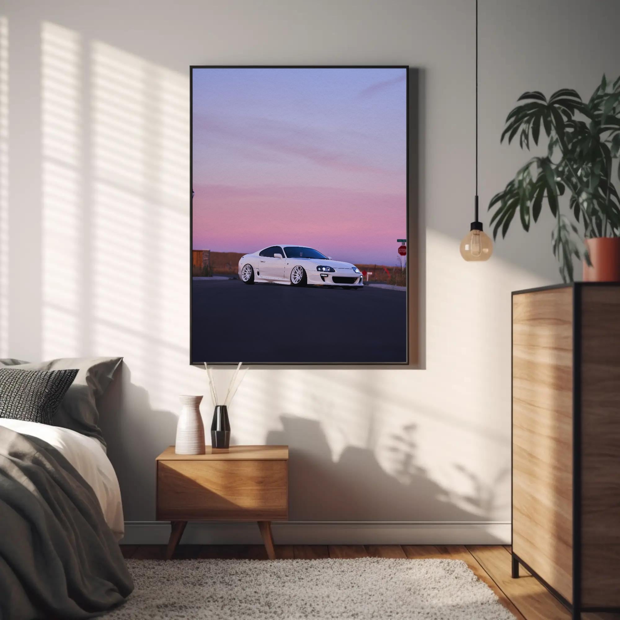 Toyota Supra MK4 Automotive Car Poster #035 - 8k+ Ultra Resolution Wall ...