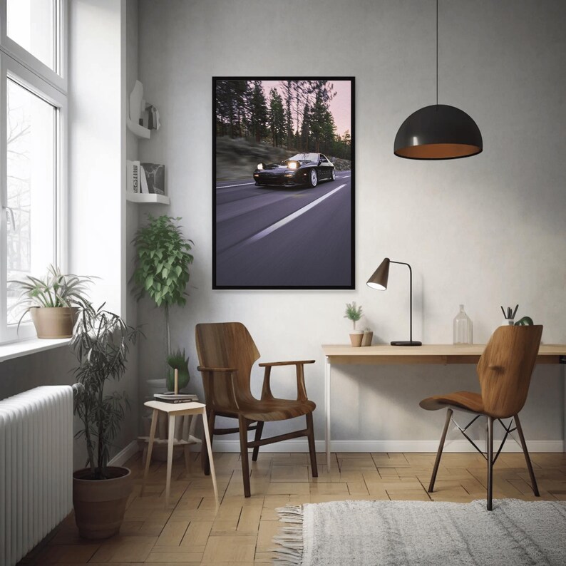 Mazda FC RX7 JDM Automotive Car Poster #001 - 8k+ Ultra Resolution Wall ...